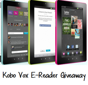 Kobo Vox Ereader & Cover Giveaway - BB Product Reviews