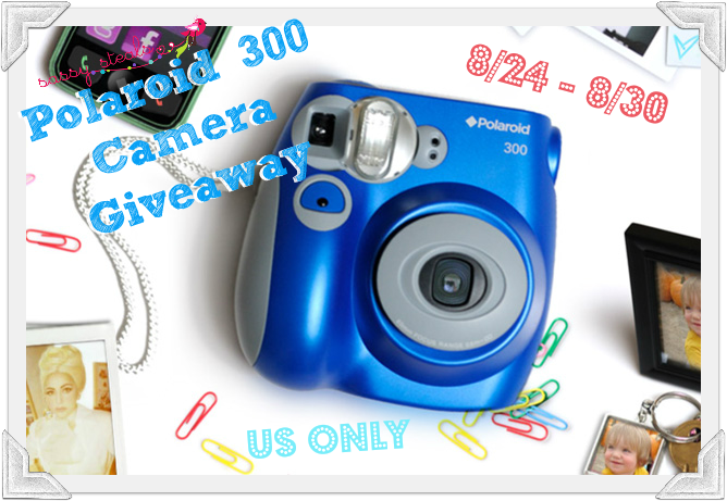Polaroid 300 Camera Giveaway - BB Product Reviews